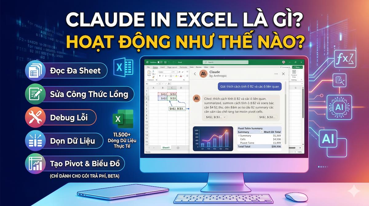 Claude In Excel: Hướng Dẫn Cài Đặt Và Trải Nghiệm Thực Tế