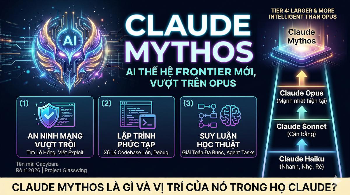 Claude Mythos: Mô hình AI quái vật của Anthropic